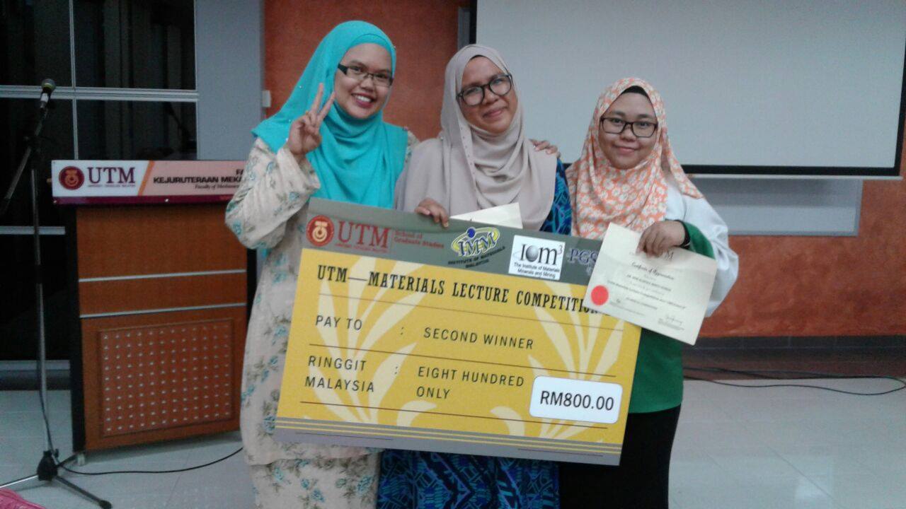 Congratulations to AMTEC students for winning in Materials Lecture ...