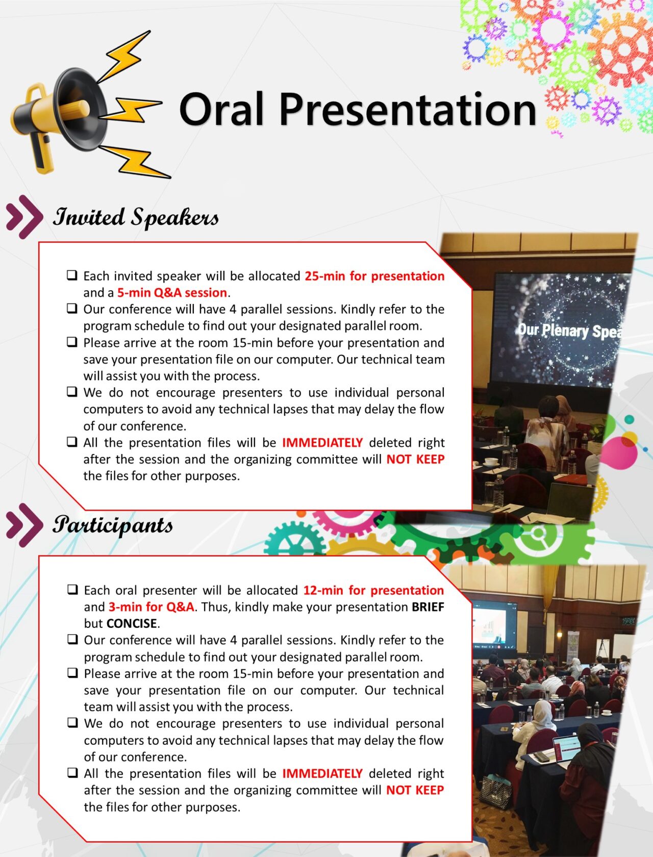 Oral Presentation Guidelines | AMTEC