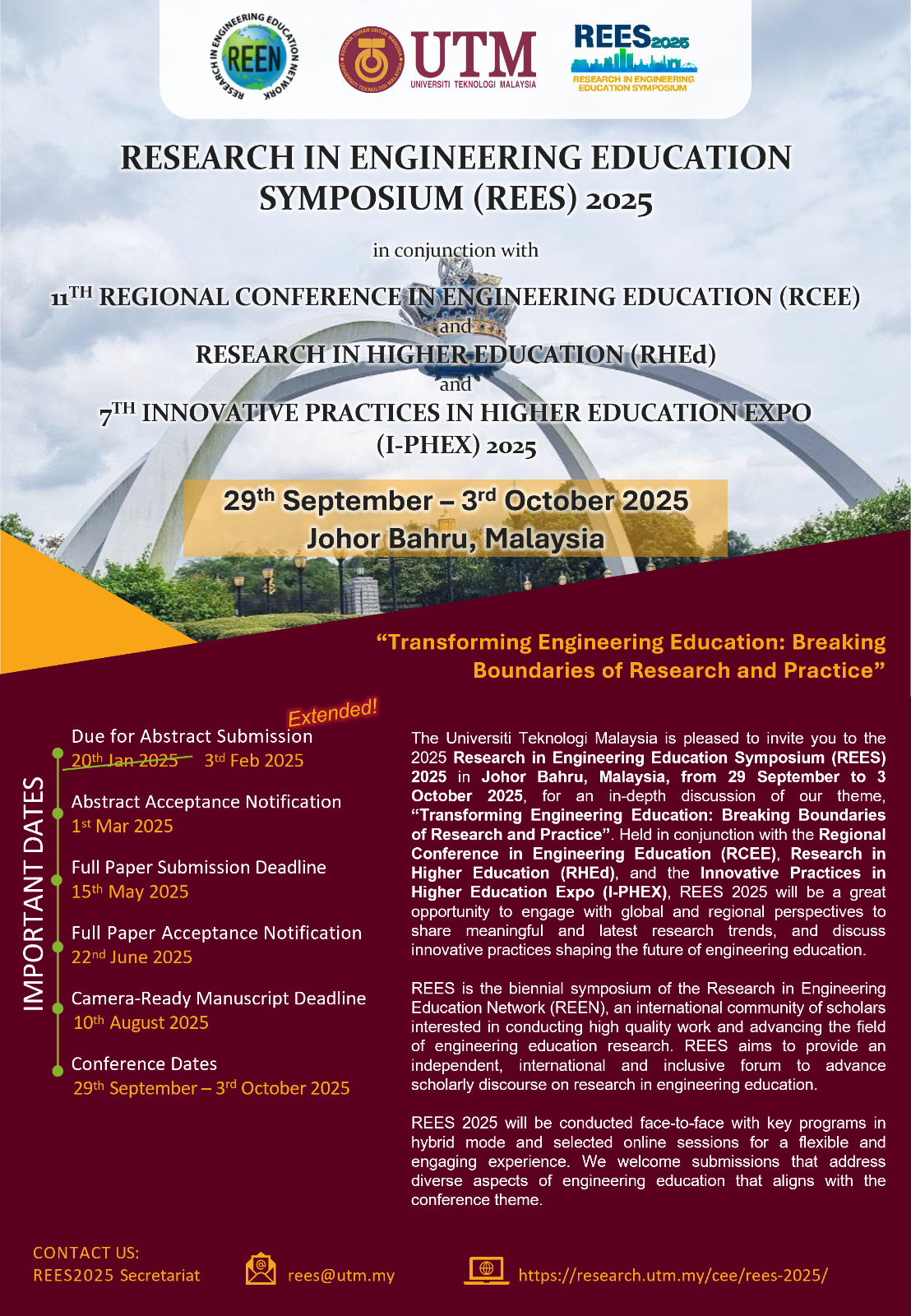 REES 2025 | Centre for Engineering Education