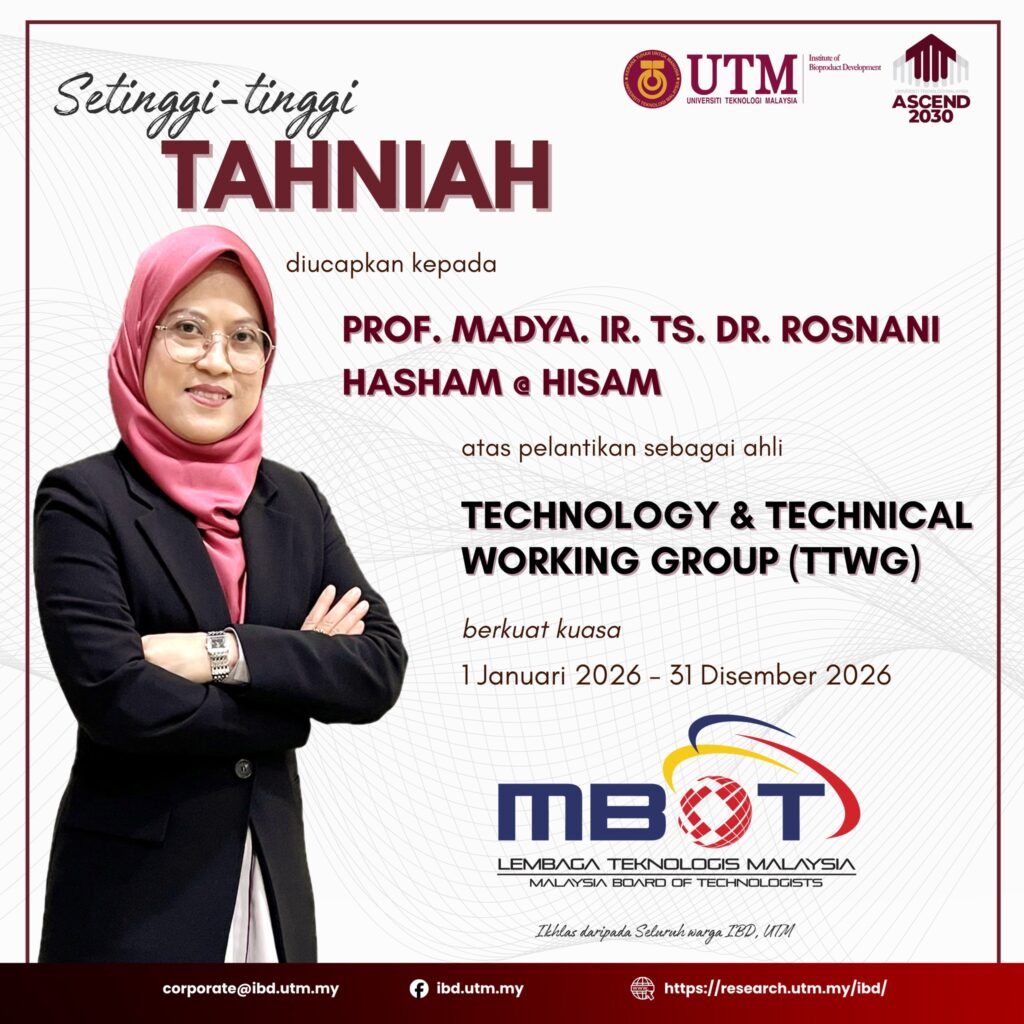 Setinggi-tinggi Tahniah Prof. Madya Ir. Ts. Dr. Rosnani Hasham @ Hisam ...