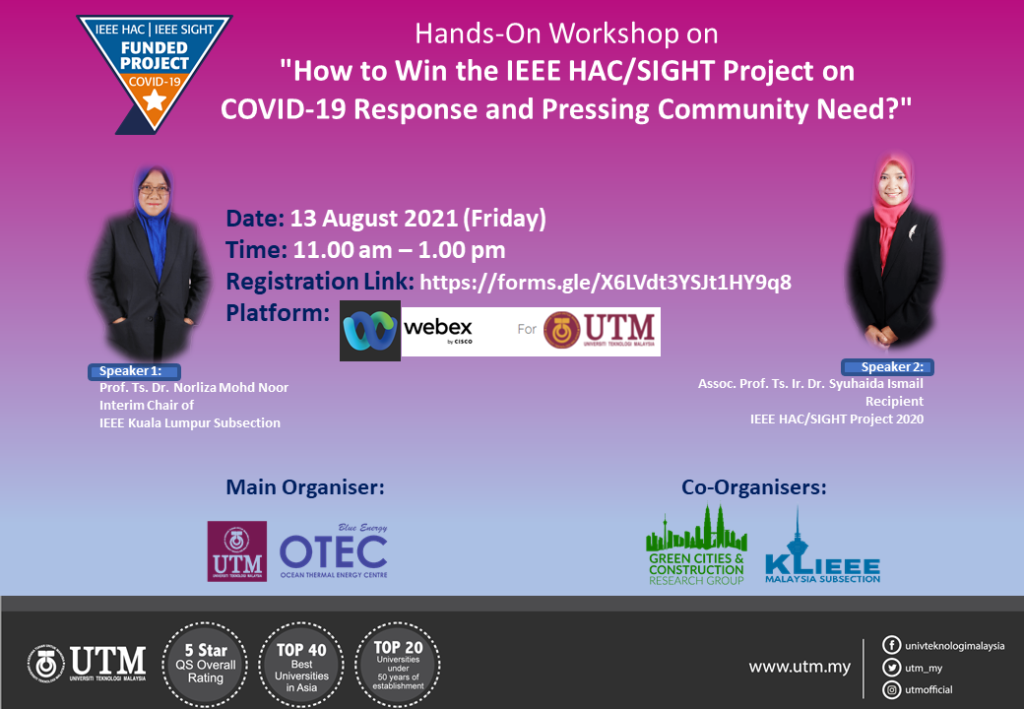EVENT ANNOUNCEMENT: HANDS-ON WORKSHOP ON “How to Win the IEEE HAC/SIGHT ...
